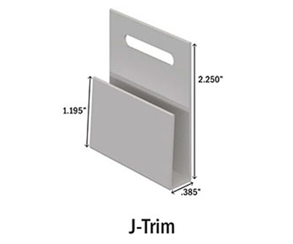EZ Liner® PVC J-Trim - Duralight Plastics
