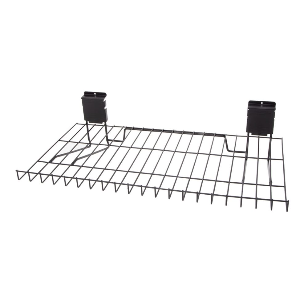 EZ Slatwall 24" Wire Shelf - Duralight Plastics