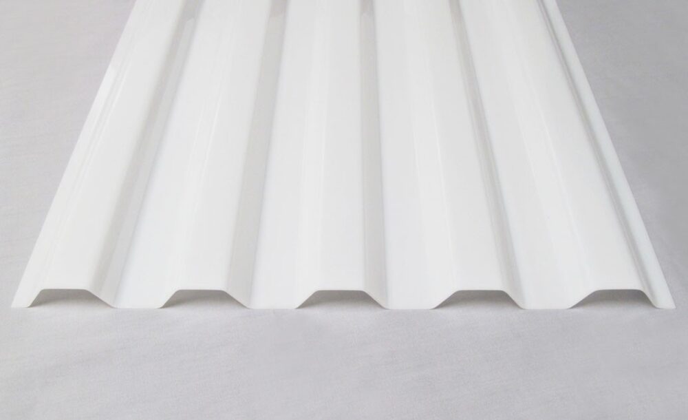 CoverLite® Greca Corrugated Polycarbonate - Opal - Duralight Plastics